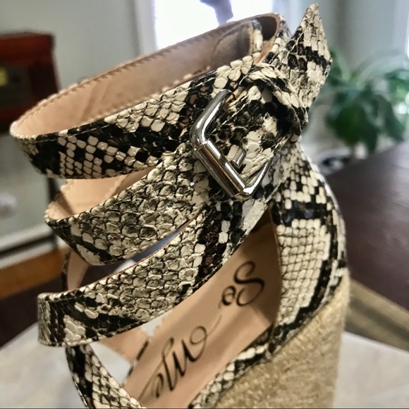 So Me | Shoes | So Me Miss Lola Snakeskin Platform Wedge | Poshmark